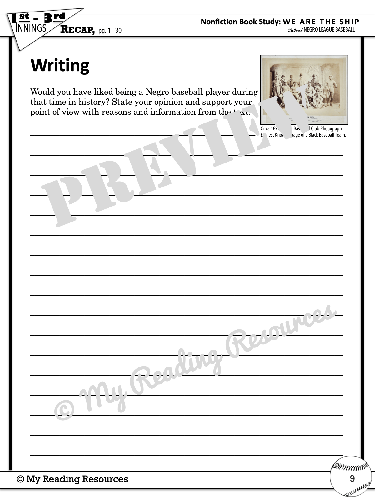 We Are the Ship Nonfiction Book Study - My Reading Resources