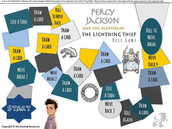 Percy Jackson and the Olympians: The Lightning Thief Novel Study - My ...