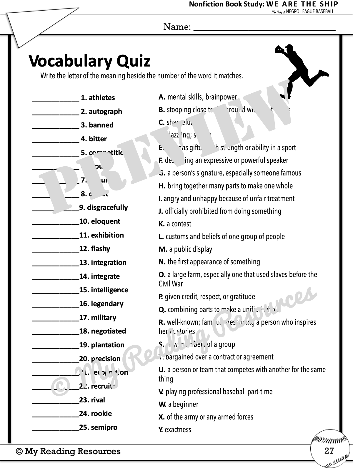 We Are the Ship Nonfiction Book Study - My Reading Resources