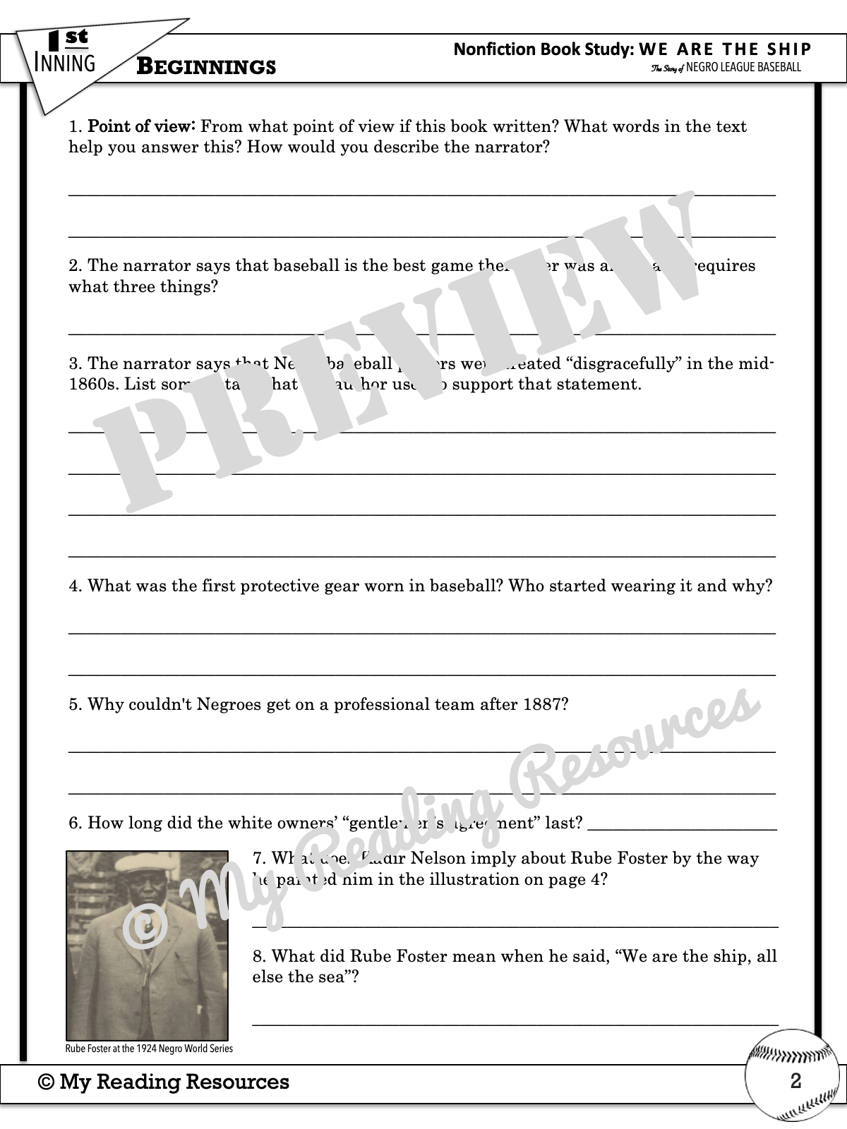 We Are the Ship Nonfiction Book Study - My Reading Resources