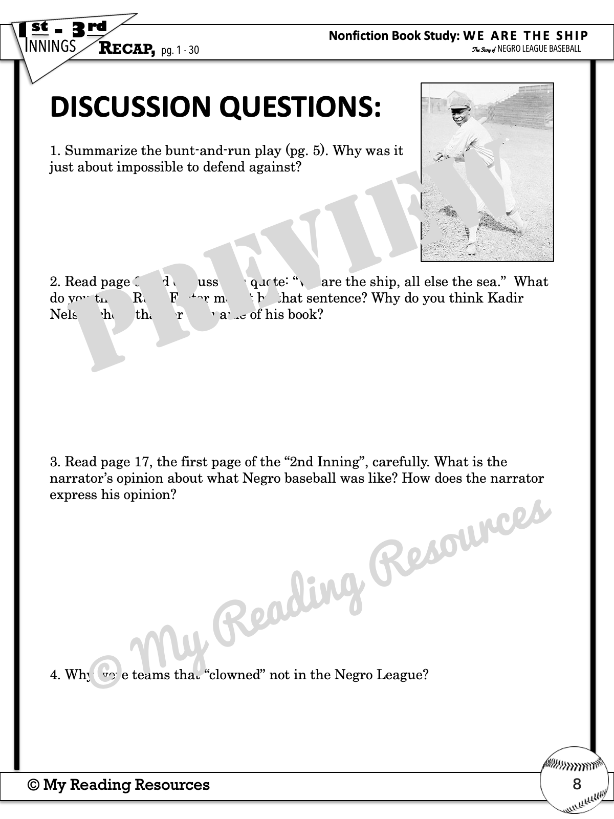 We Are the Ship Nonfiction Book Study - My Reading Resources