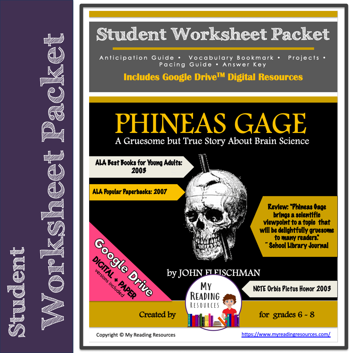 Phineas Gage Student Worksheet Packet - My Reading Resources