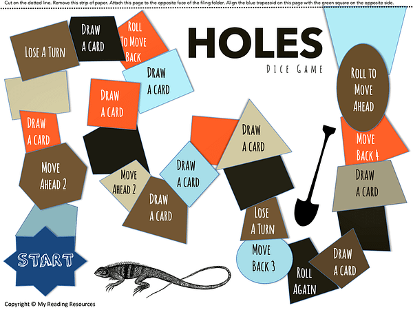Holes Novel Study - My Reading Resources