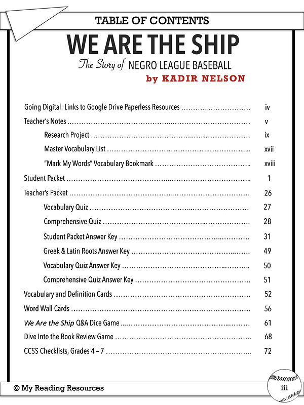 We Are the Ship Nonfiction Book Study - My Reading Resources