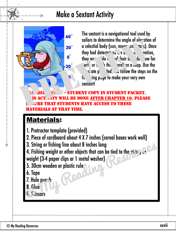 Shipwreck at the Bottom of the World Student Worksheet Packet - My ...