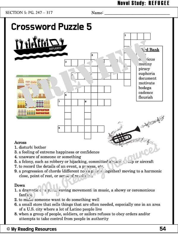 Refugee Section Quizzes & Crossword Puzzles - My Reading Resources Refugee Section Quizzes & Crossword Puzzles - My Reading Resources