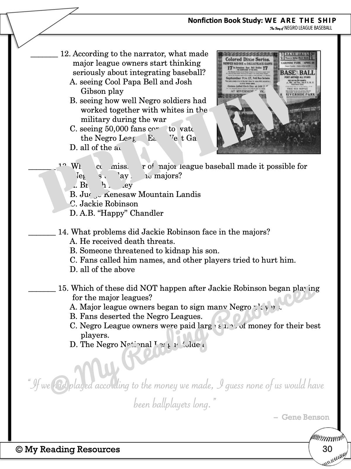 We Are the Ship Nonfiction Book Study - My Reading Resources