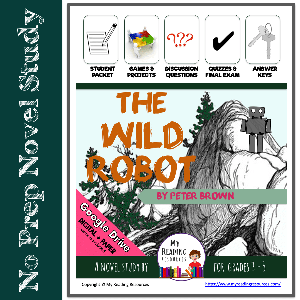 The Wild Robot Novel Study - My Reading Resources