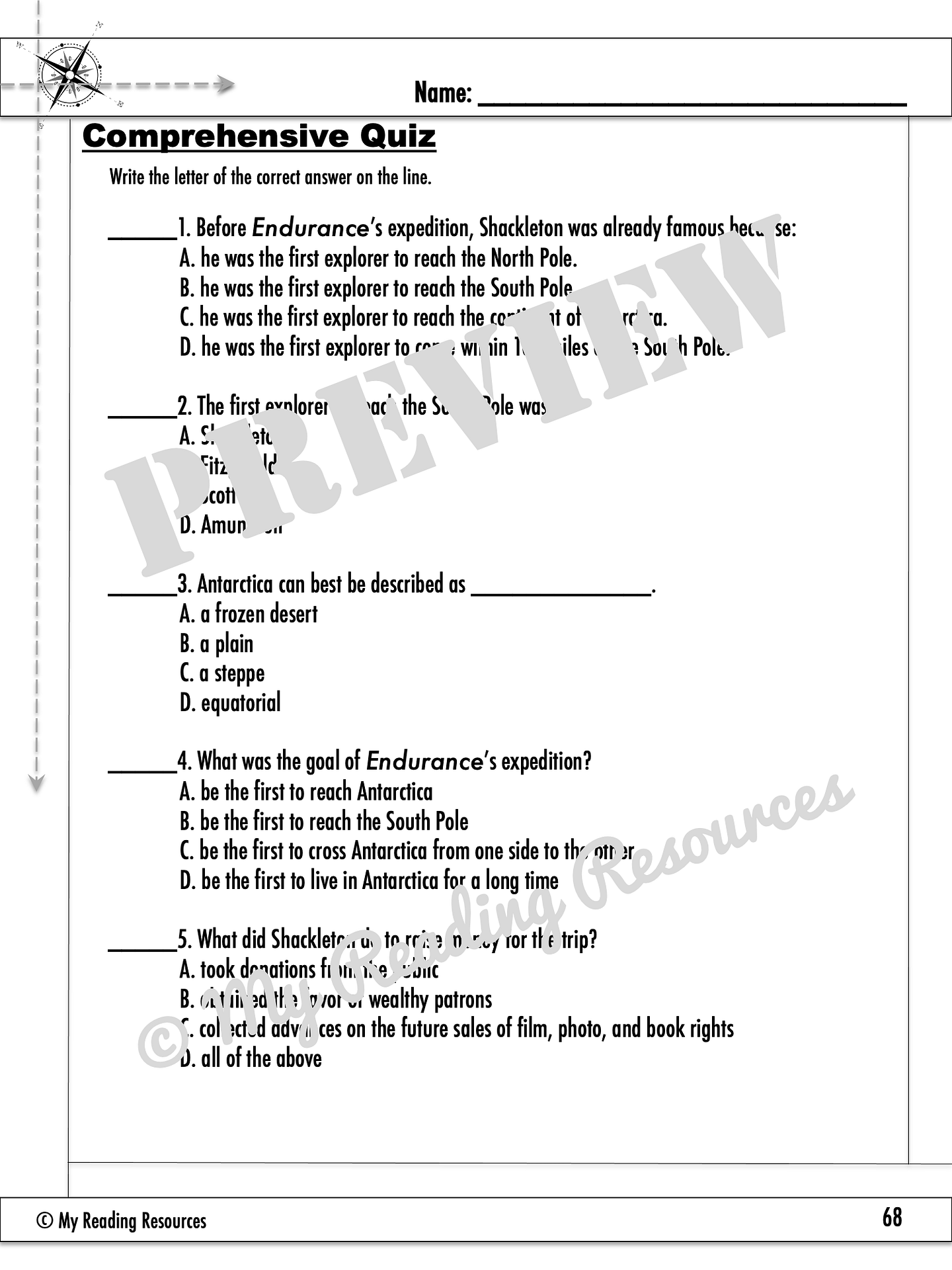 Shipwreck at the Bottom of the World Nonfiction Book Study - My Reading ...