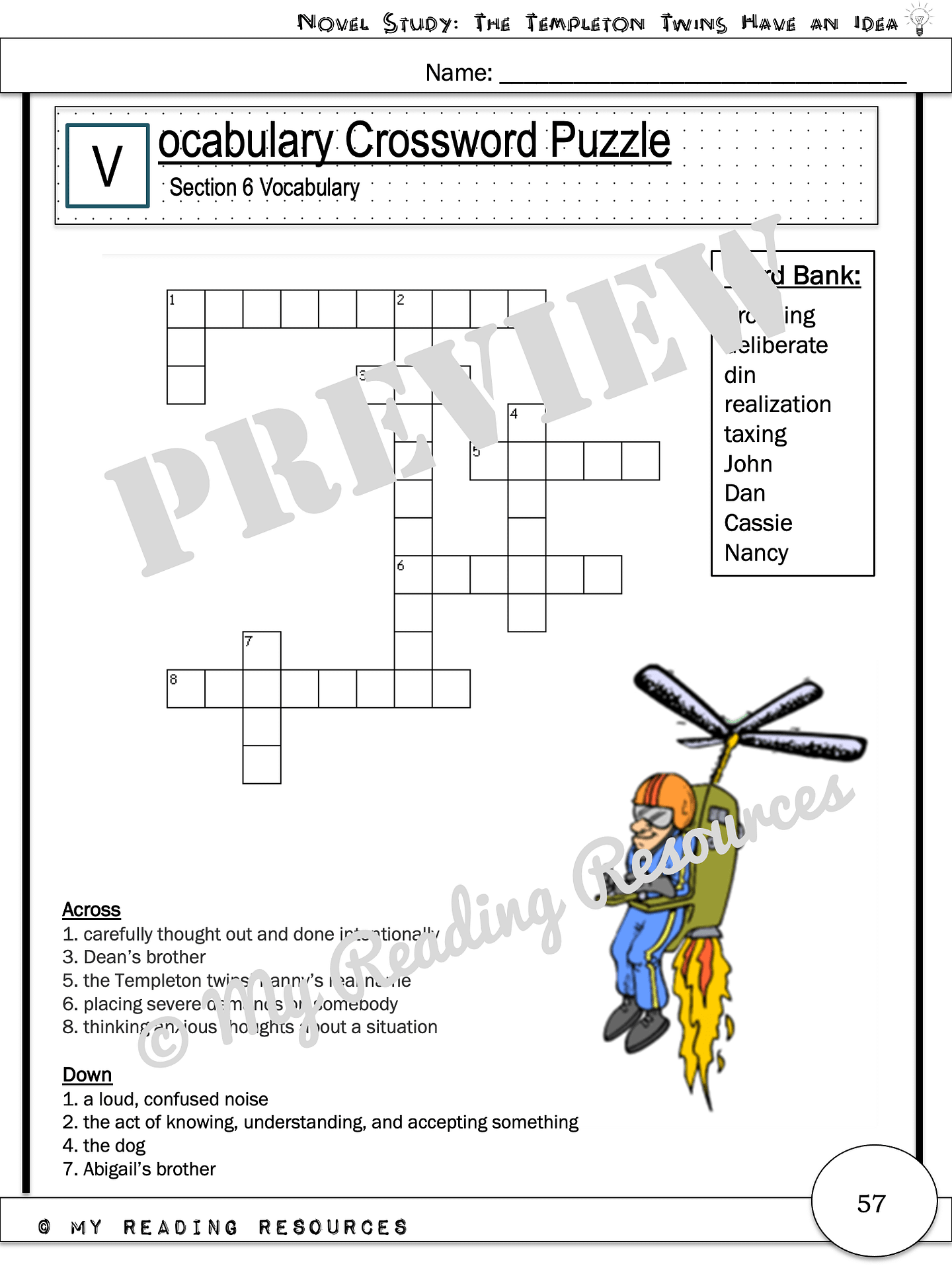 The Templeton Twins Have an Idea Novel Study - My Reading Resources