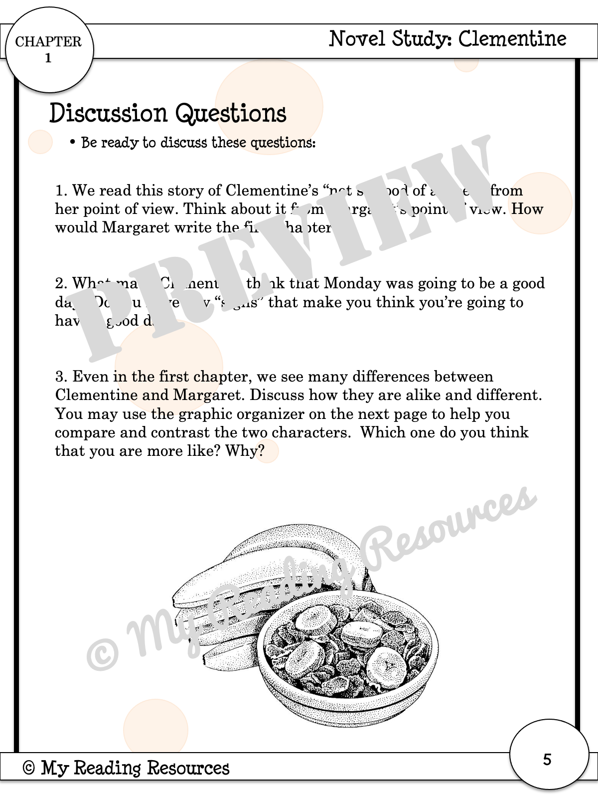 Clementine Novel Study - My Reading Resources