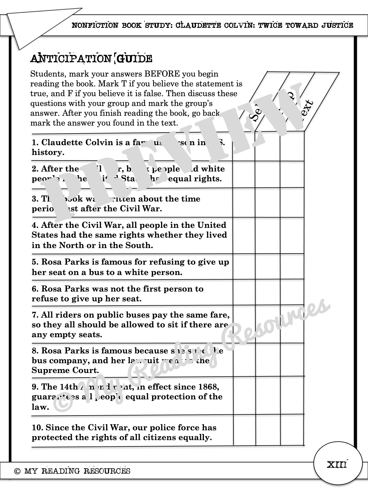 Claudette Colvin: Twice Toward Justice Nonfiction Book Study - My ...