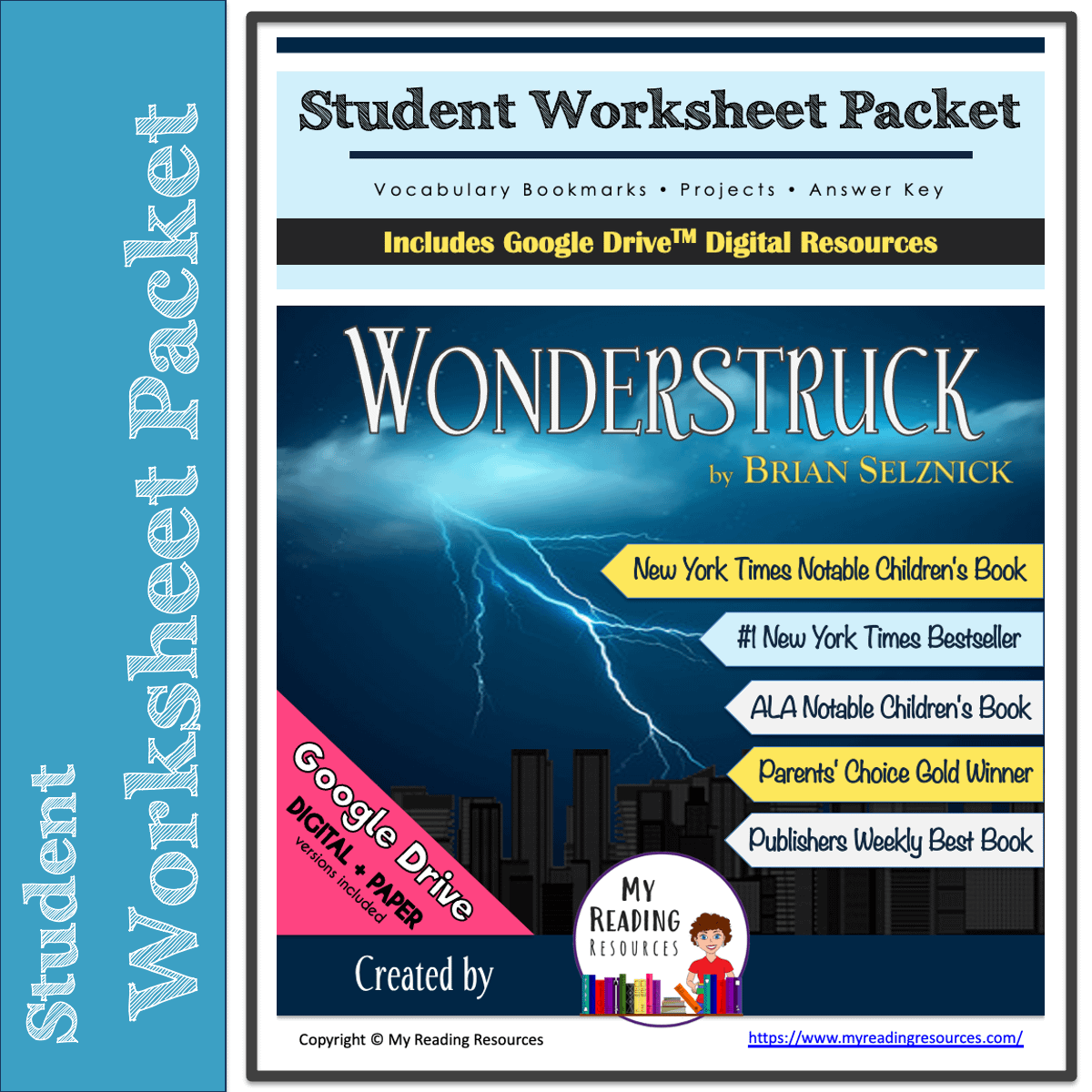 Wonderstruck Student Worksheet Packet - My Reading Resources