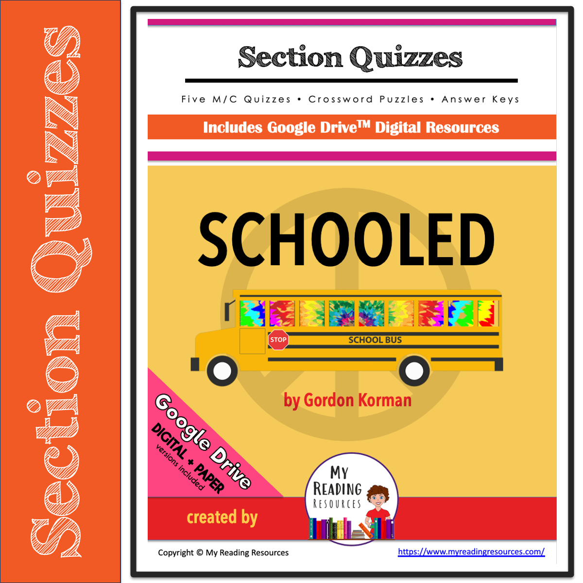 Schooled Section Quizzes & Crossword Puzzles - My Reading Resources