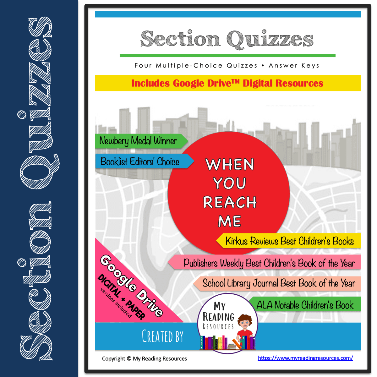 When You Reach Me Section Quizzes - My Reading Resources