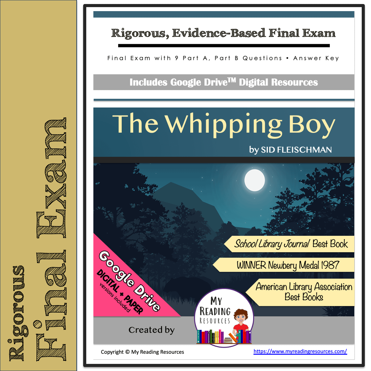 The Whipping Boy Final Exam - My Reading Resources