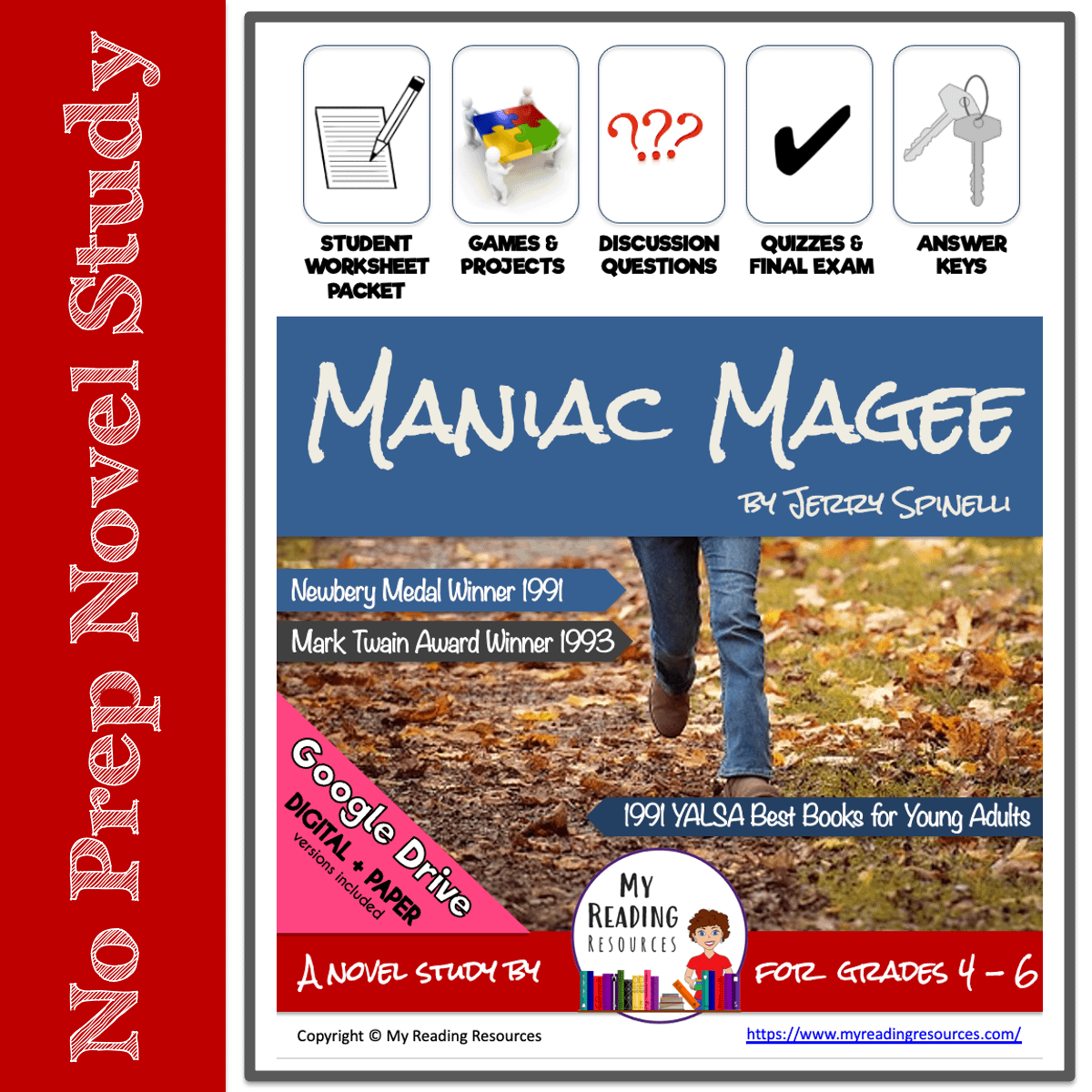 Maniac Magee Novel Study - My Reading Resources