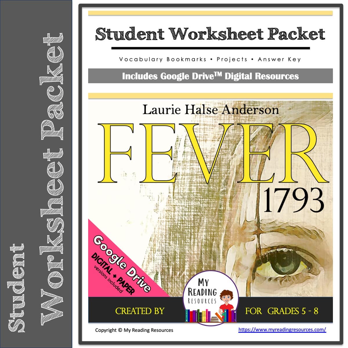 Fever 1793 Student Worksheet Packet - My Reading Resources
