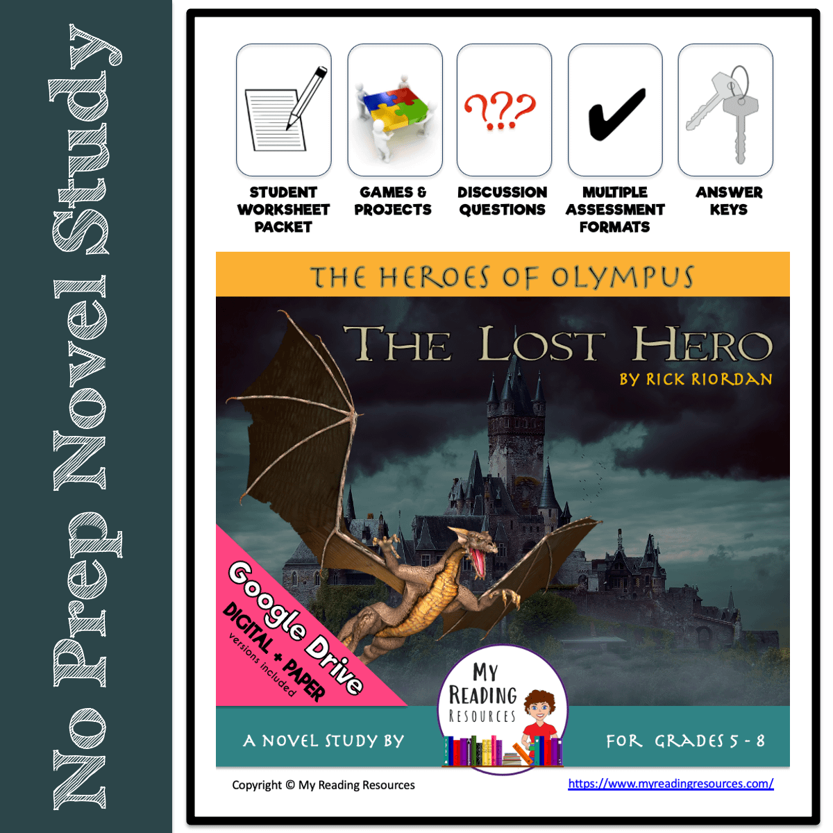 The Lost Hero Novel Study - My Reading Resources